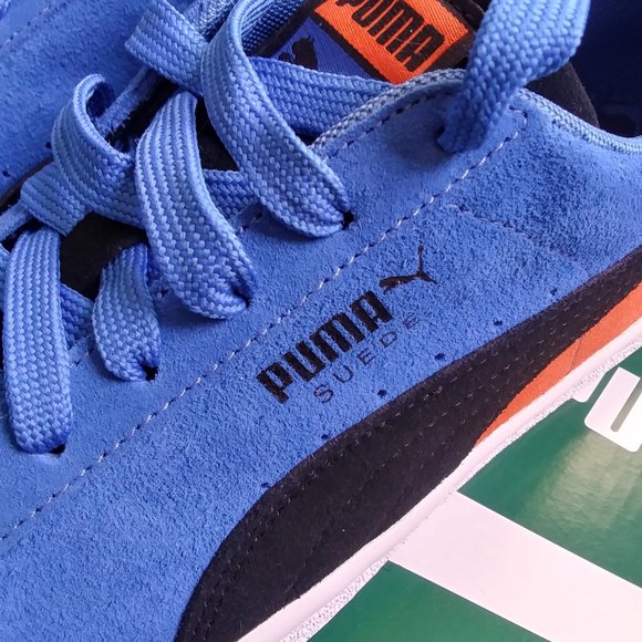 Puma | Shoes | New Puma Suede Classic Strong Blue Firecracker Sneakers ...